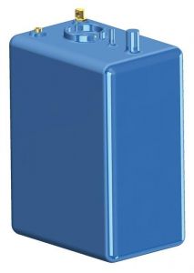 Cross linked polyethylene tanks for boat fuel