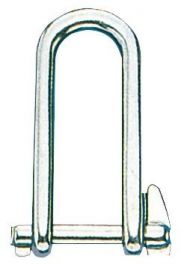 Shackle with captive locking pin Aisi 316 6 mm Osculati