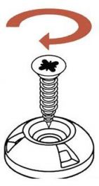 Perfix female snap fastener white