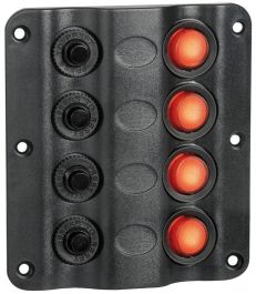 Wave electric control panel 4 switches Osculati