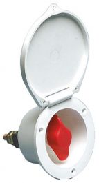 Heavy Duty marine battery switch white Osculati