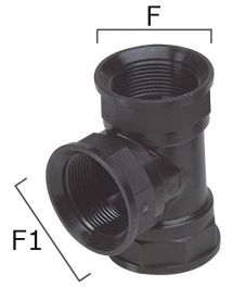 Thermopolymer T-joint 1" - 1" Osculati