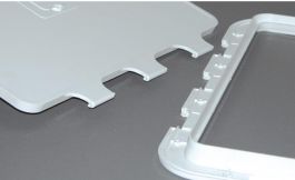 Grey inspection hatch removable lid 375 x 375mm Osculati