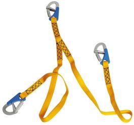 Euro Lightline safety line 2mwidth3 shackles Fast opening Osculati