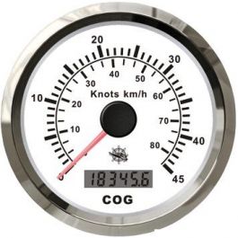 Speedometer with Gps compass white/glossy Osculati