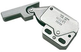 Snap lock for doors Stainless steel/ABS Osculati