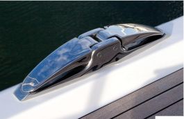 Wing pop-up cleat AISI316 280x44 mm Osculati