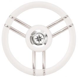 Apollo stainless steel-polyurethane steering wheel diameter 350 mm ...