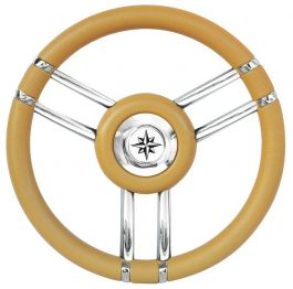 Apollo stainless steel-polyurethane steering wheel diameter 350 mm ...
