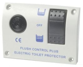Electric control panel for electric toilets 12 V Osculati