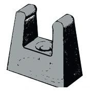 Tiller extension retaining clip 22 mm Osculati