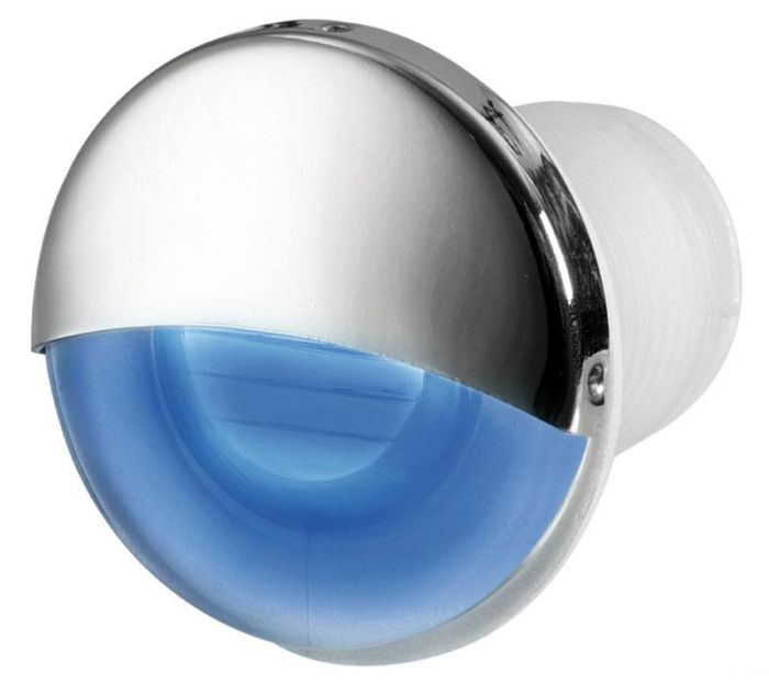 Recess fit Led courtesy light round blue Osculati