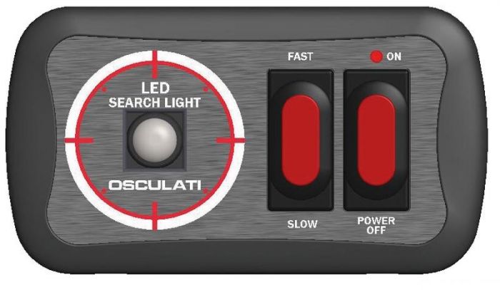 Joystick control for Led electric spotlight Osculati