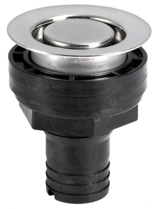 Flush cockpit drain with Aisi 316 head Osculati