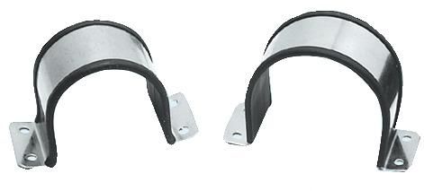 Rubber Stainless steel U-clip 56/60mm Osculati