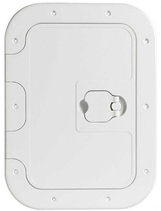 Grey inspection hatch anti-slip sufrace 280x380mm Osculati