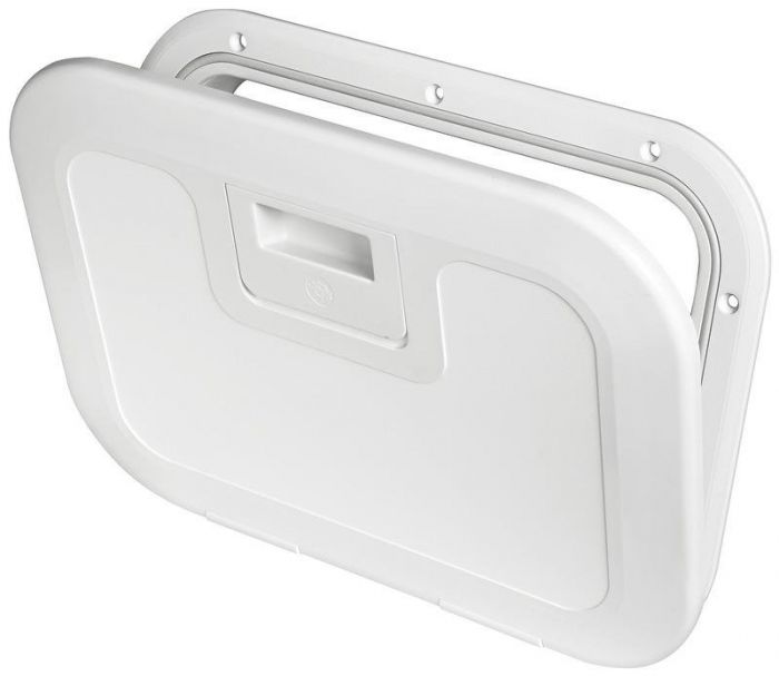 Push Pull white inspection hatch 380 x 280 mm Osculati