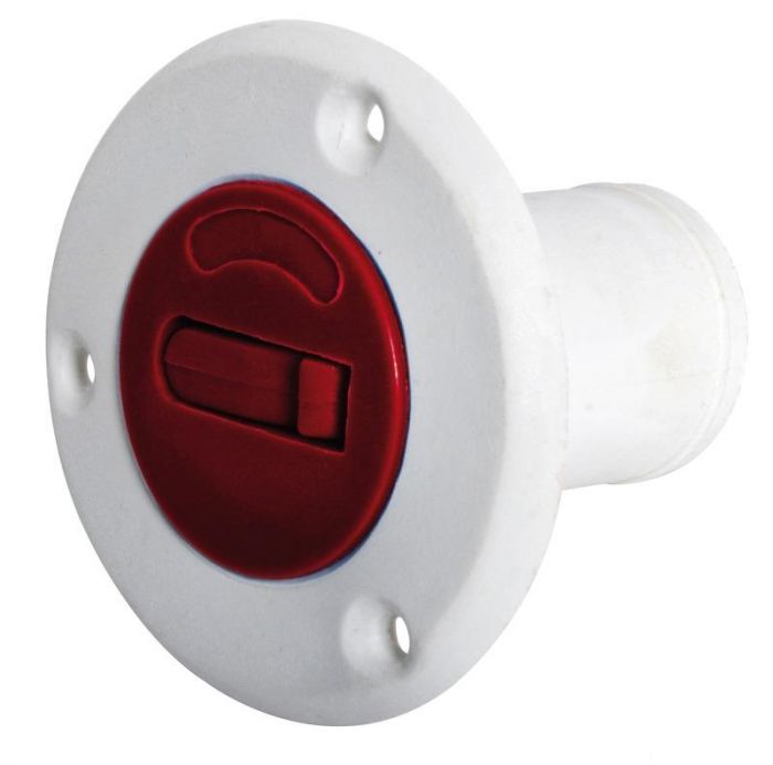 Nylon/fiberglass Fuel plug red 50 mm Osculati