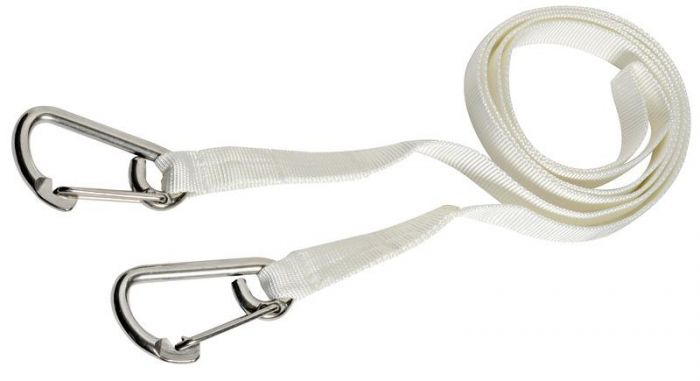 Safety line 2.5 mwidth2 shackles Osculati