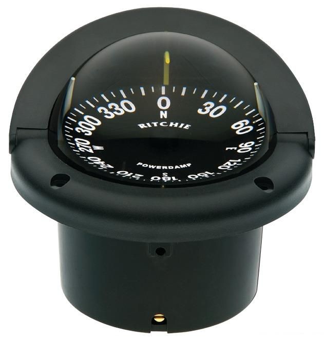 Ritchie Helmsman built-in compass 3"3/4 black 24V Ritchie navigation