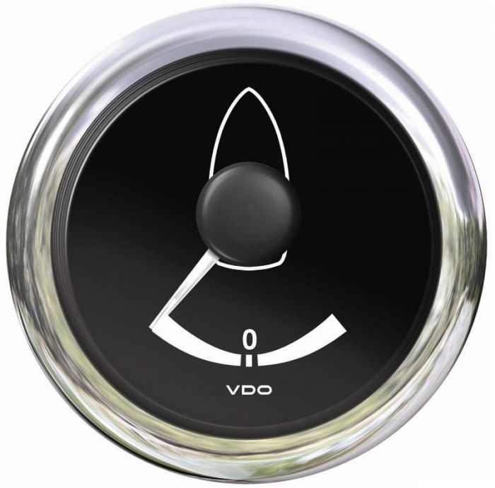 Vdo rudder angle indicator black Vdo Marine