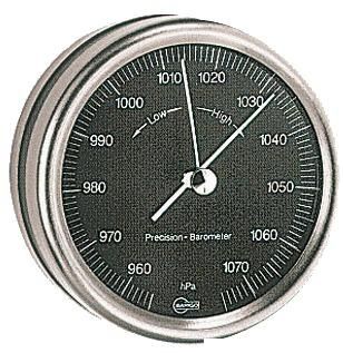 Barigo Orion barometer black dial