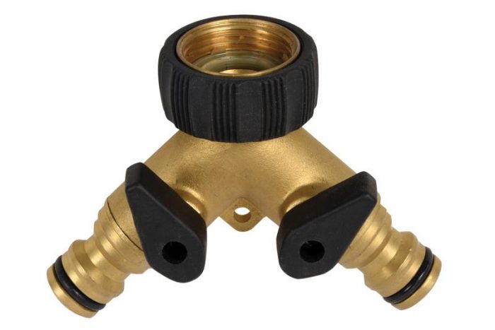 Brass 2-way valve Osculati
