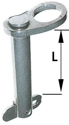 Drop nose pin Aisi 316 42 mm diameter 6 mm B Osculati