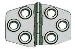 Hinge polished AISI316 68x46 mm Viadana