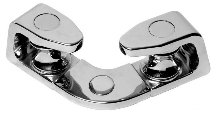 Angle fairlead with rollers 100° Osculati