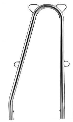 Double stanchion without stud Osculati