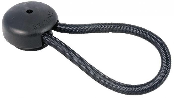 Shock cord loop black 80 mm Stayput