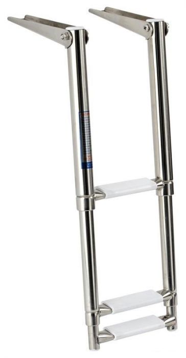 Telescopic narrow ladder AISI316 3 steps Osculati
