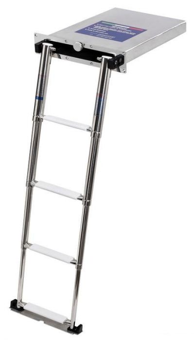4-step foldaway ladder Douglas marine