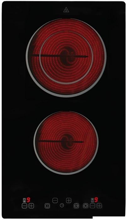 Touch control glass ceramic hob Osculati