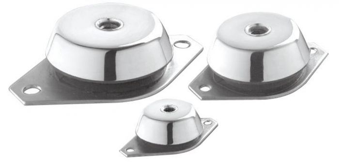 Stainless steel anti-vibration support 350 kg Osculati