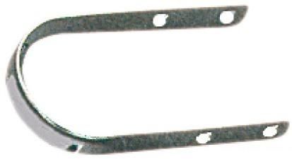 Stainless steel U-plate 4 holes Viadana