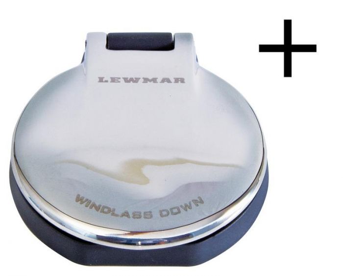 Stainless steel switch for winch 80 mm Lewmar