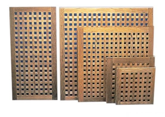 Teak grating 500x1000 mm Arc