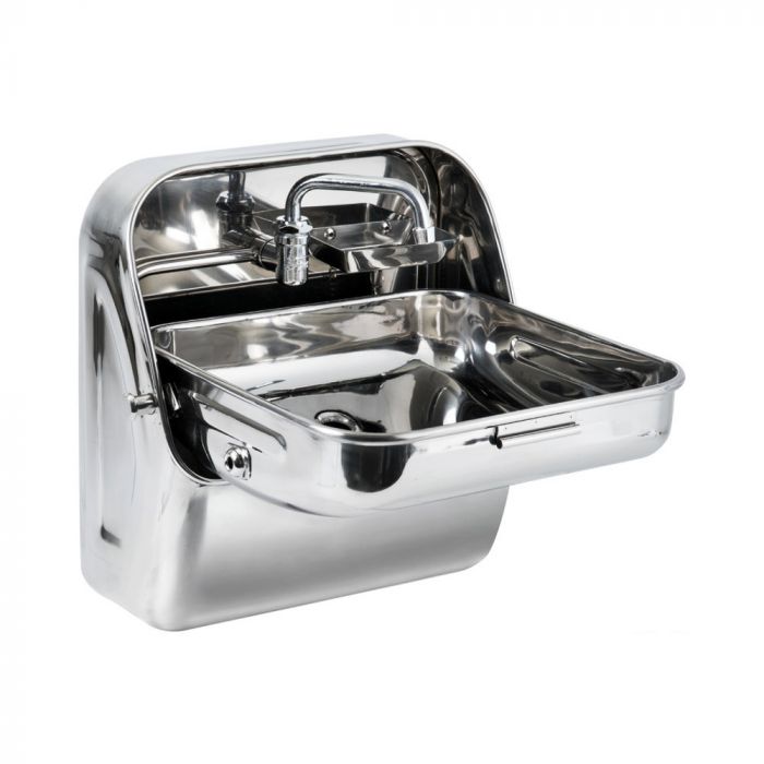 Stainless steel wall foldable sink Scm Marine Equipment